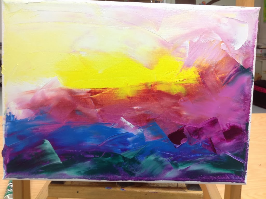 My High School Art Room: Advanced Art Students tackle Oil Paints!