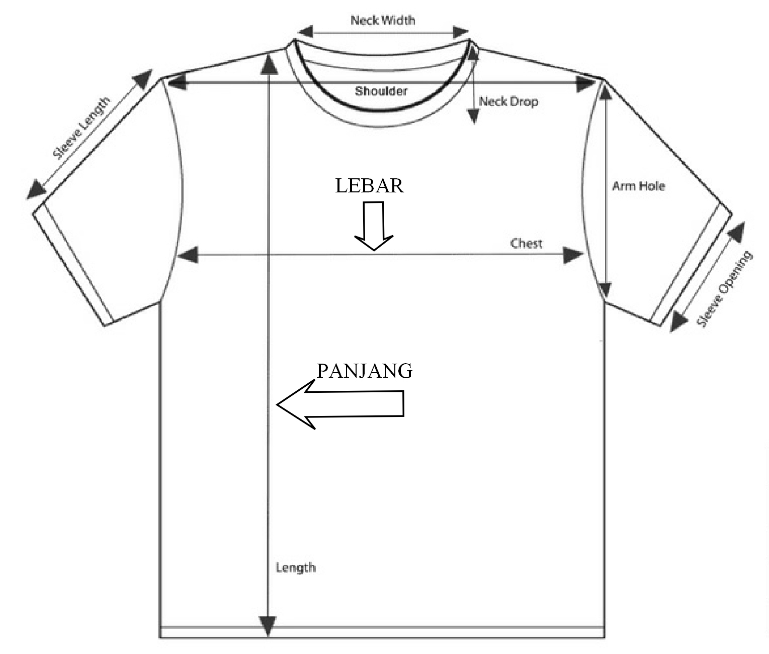 Sebelum Membeli, Harus Tahu Ukuran Standar Kaos Supaya Pas dan Tak ...