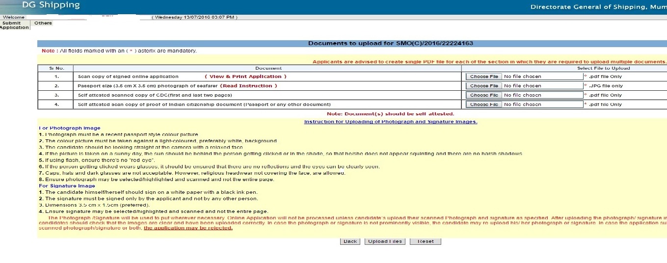MARINE ENGINEERING: PROCEDURES OF ONLINE CDC RENEWAL