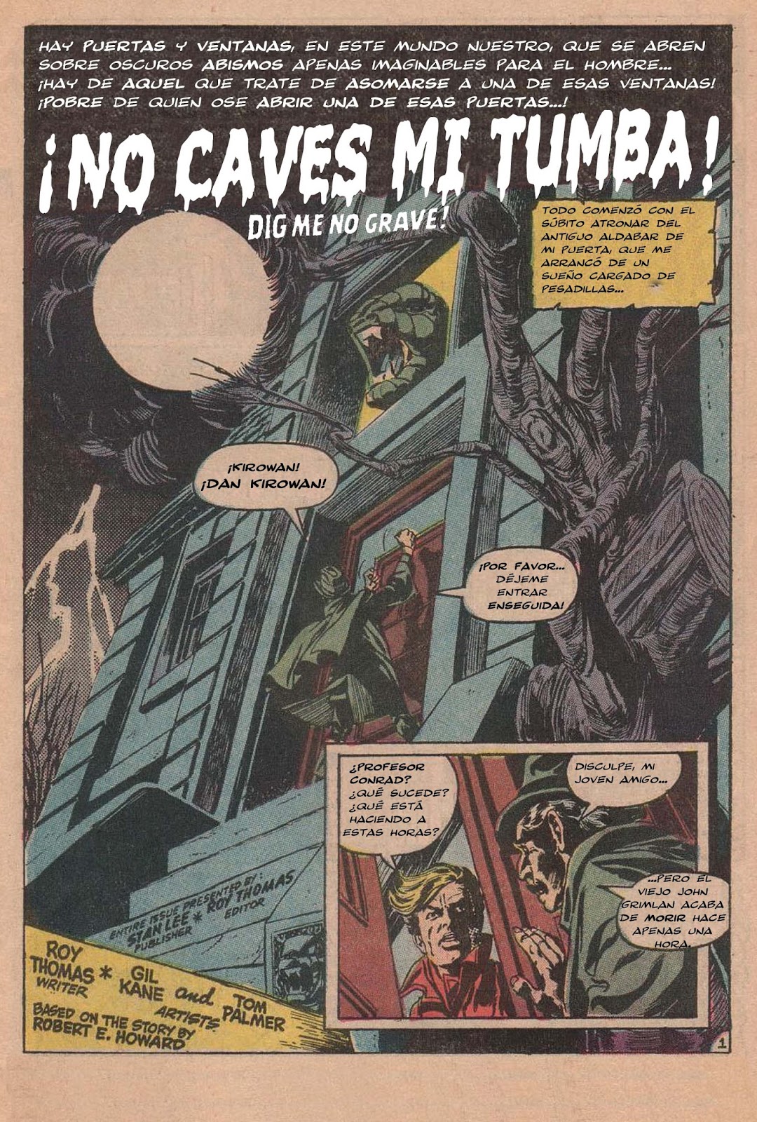 Mythosys: COMIC: "No caves mi tumba", Robert E. Howard