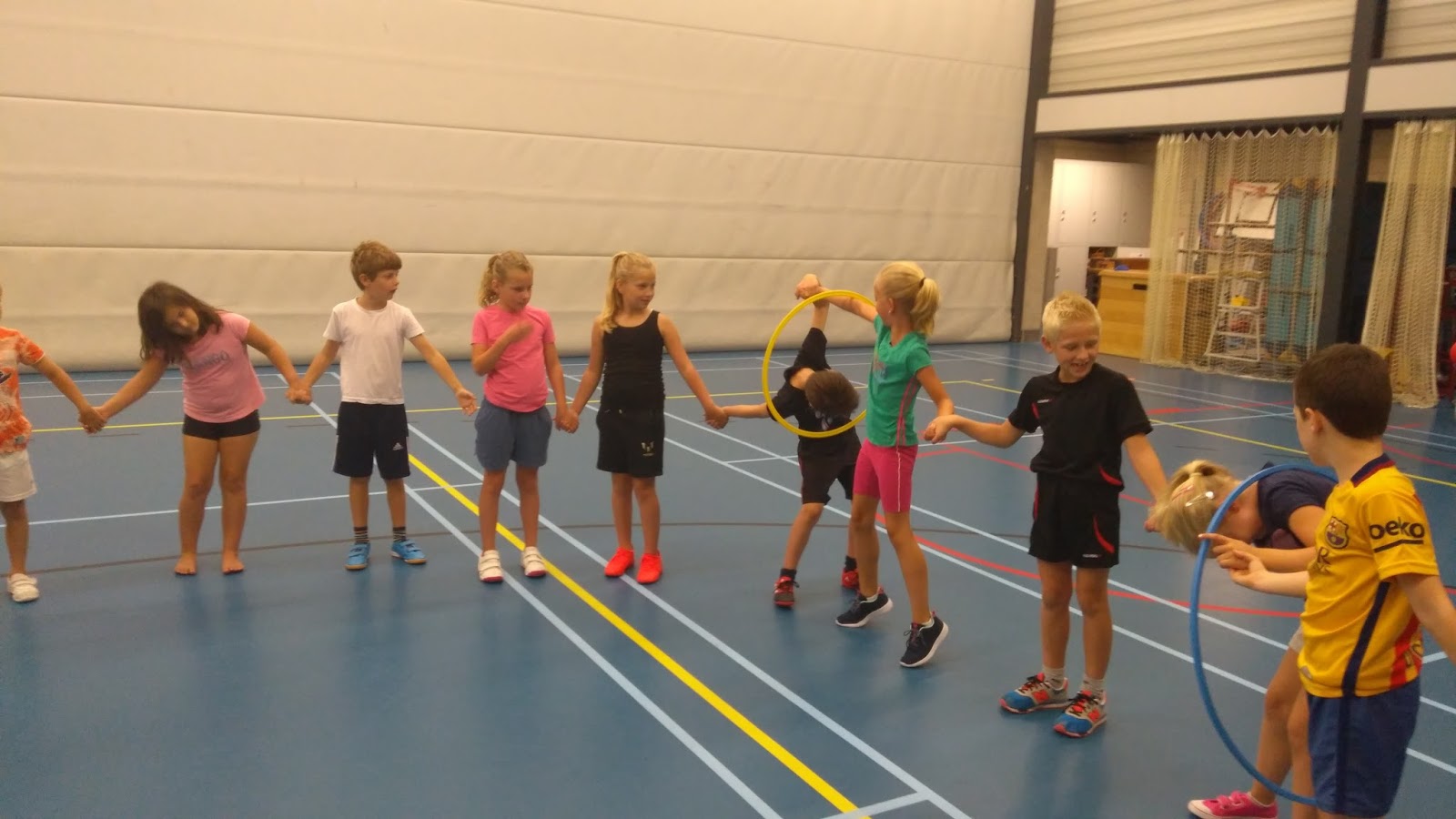 De kanjers van groep 5!: Gymmen