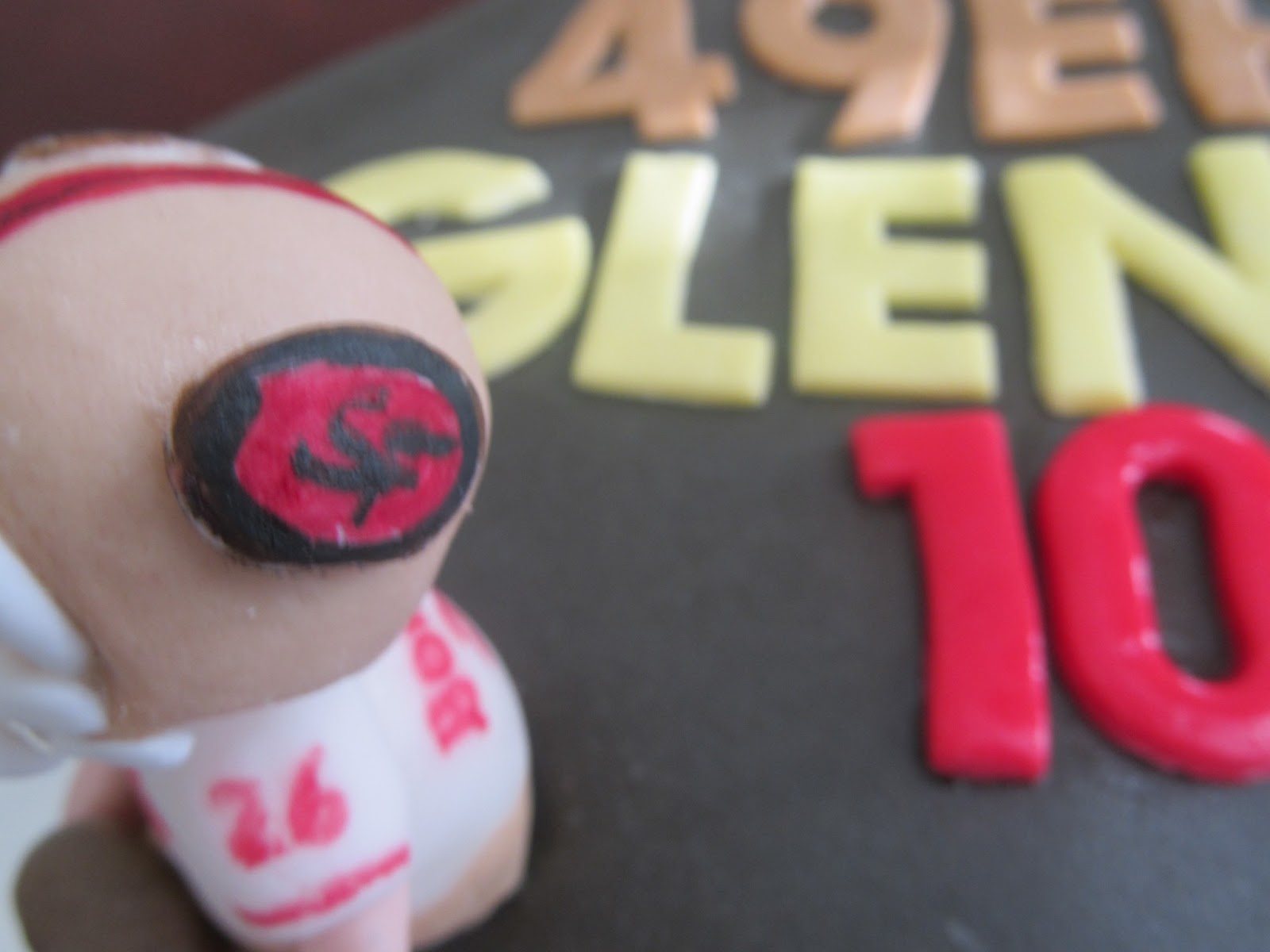 JessiCakes Project: SF 49ers Cake for a Boy - 042212