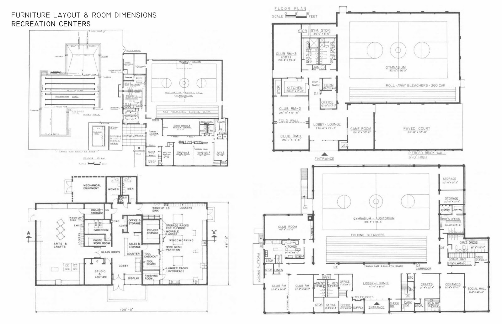 Recreation Center Layout