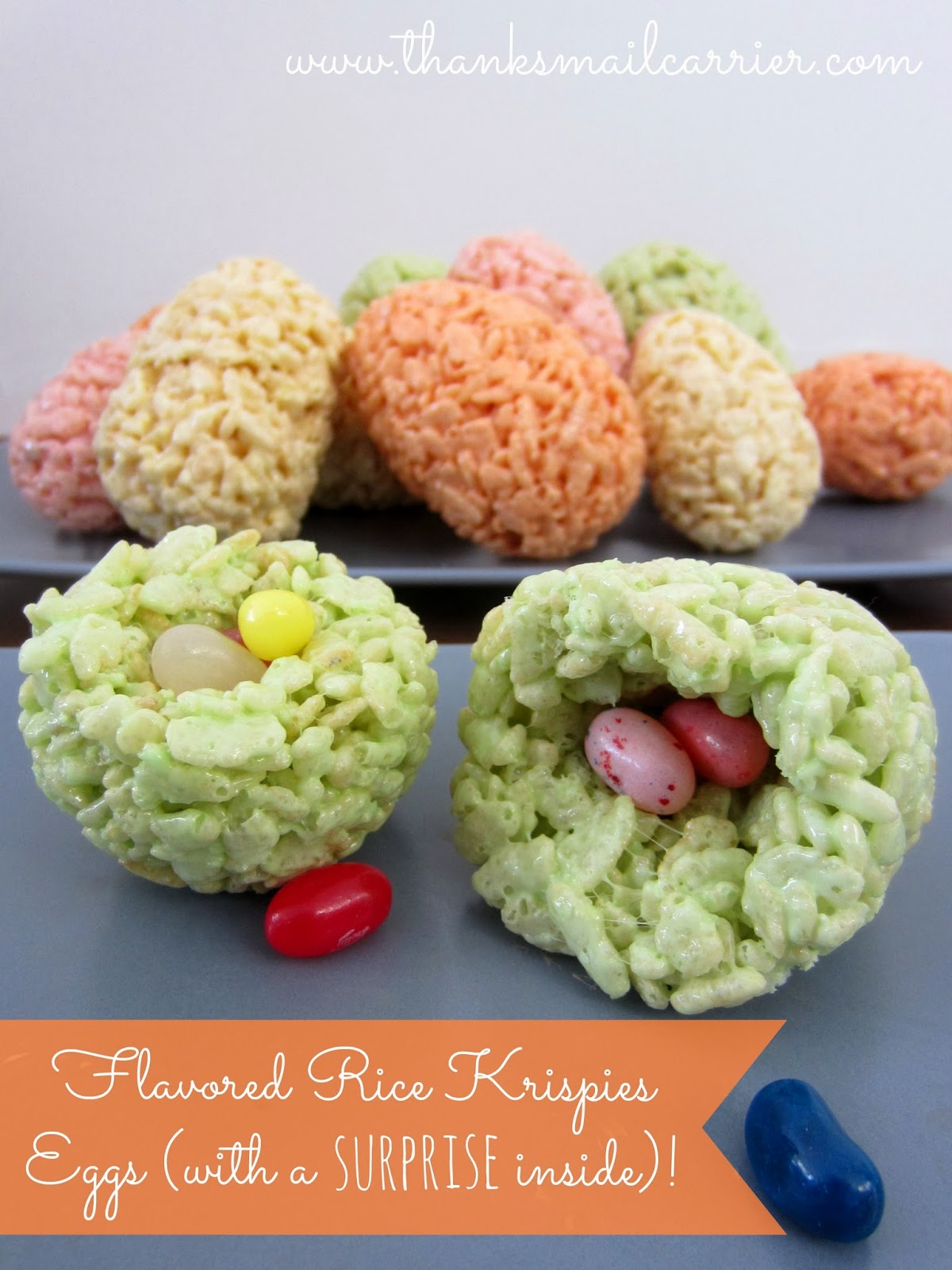 Thanks, Mail Carrier | Cute and Tasty Flavored Rice Krispies Treats ...