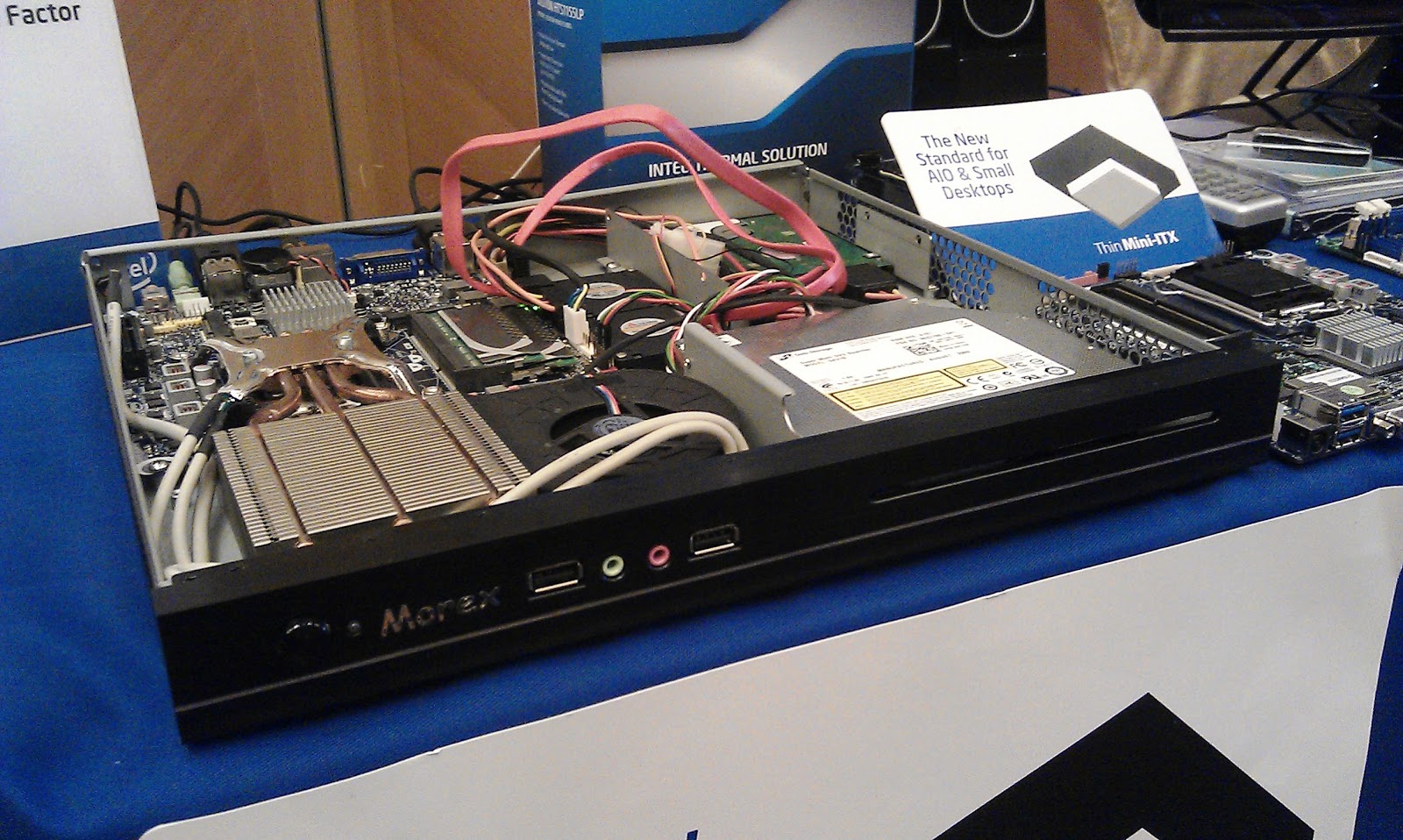 Morex Mini-ITX PC: 887 Thin Mini ITX Chassis -- New