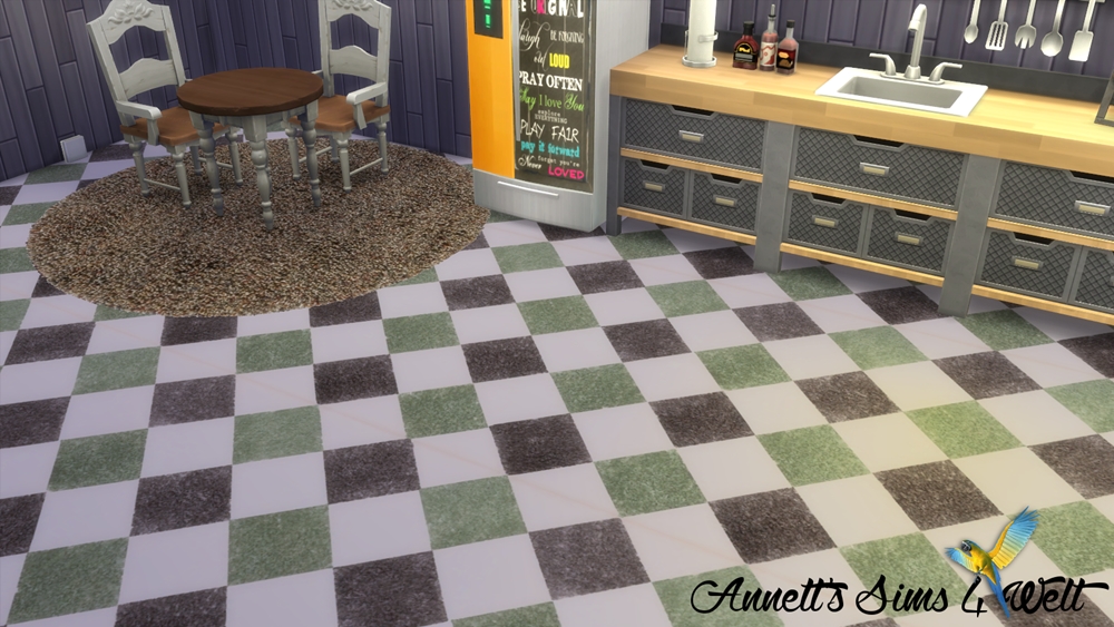Annett's Sims 4 Welt: Tile Floors "Checkered"