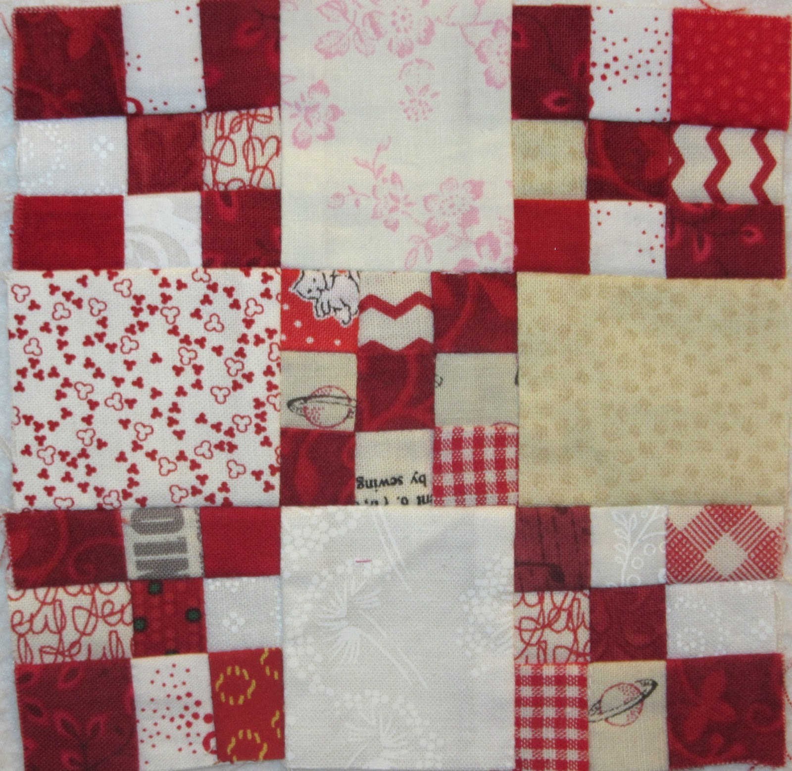 Kathy's Quilts: Scrappy Saturday - Red