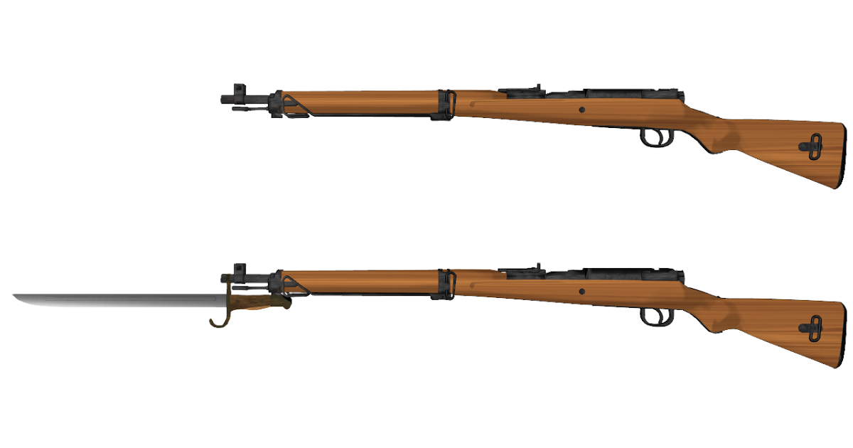 伍長のブログ: 伍長式九九式短小銃 MMDモデル配布