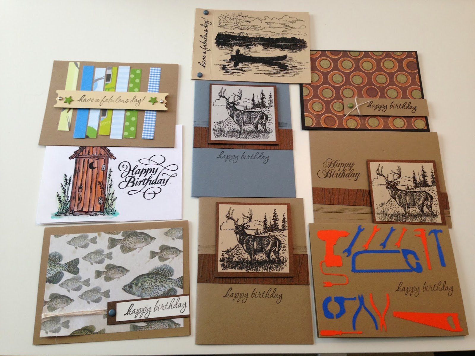 Our Hobby House: Box of Homemade Cards Gift