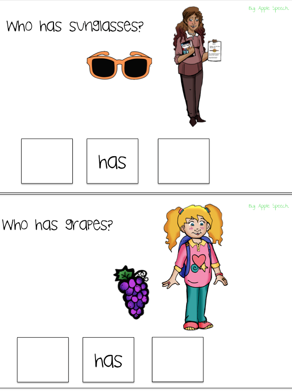 Big Apple Speech: Interactive Expressive Language Notebooks: Pronoun ...