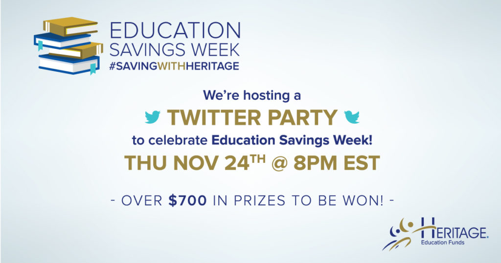 Education Savings Week Twitter Party!