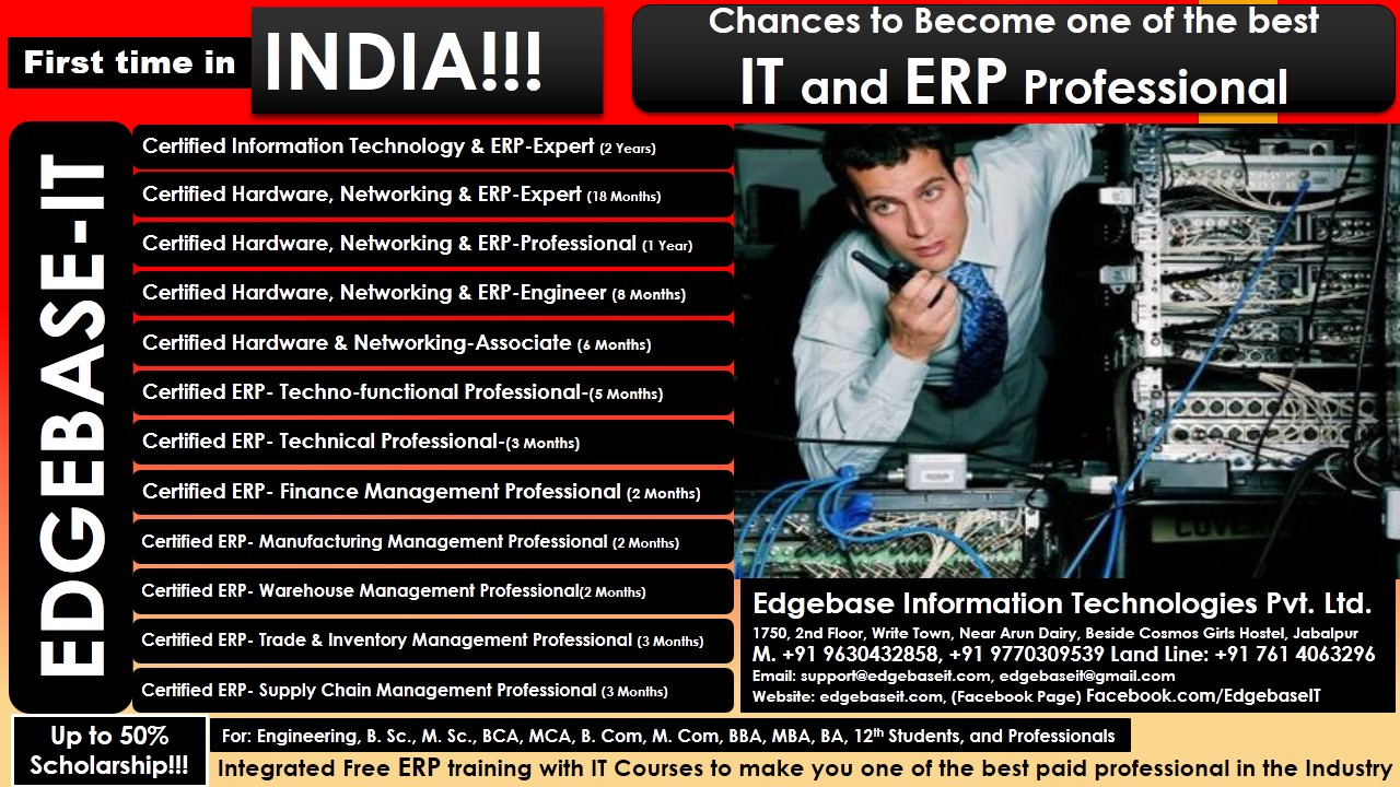Edgebase-IT Jabalpur: The Top 10 Information Technology Jobs
