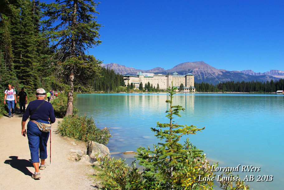 Lorrand RVers: Lake Louise Tea House Trail