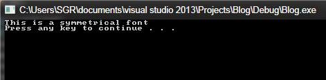 C++ Console : Change Font Size