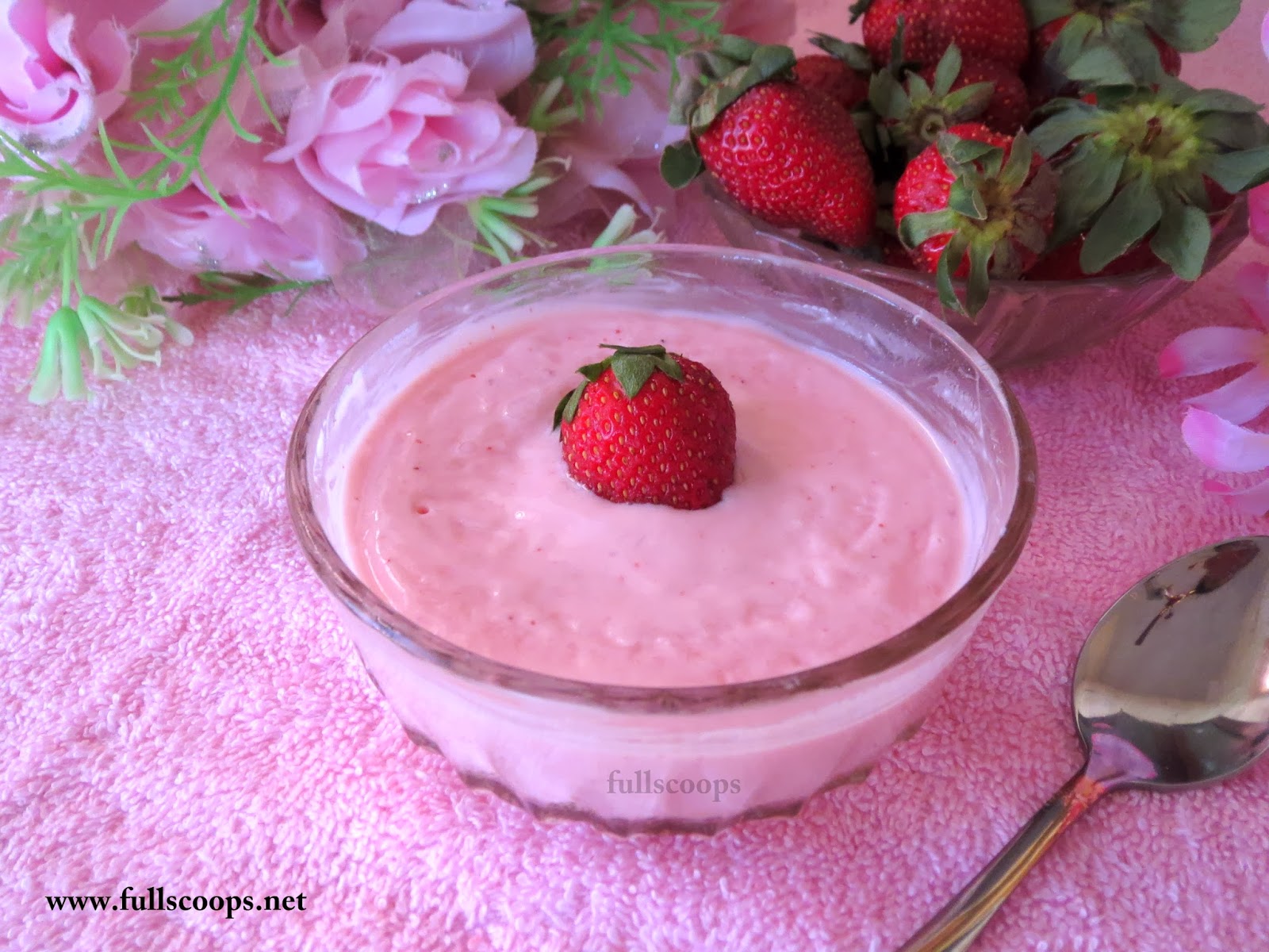 Strawberry Shrikhand ~ Full Scoops - A food blog with easy,simple ...