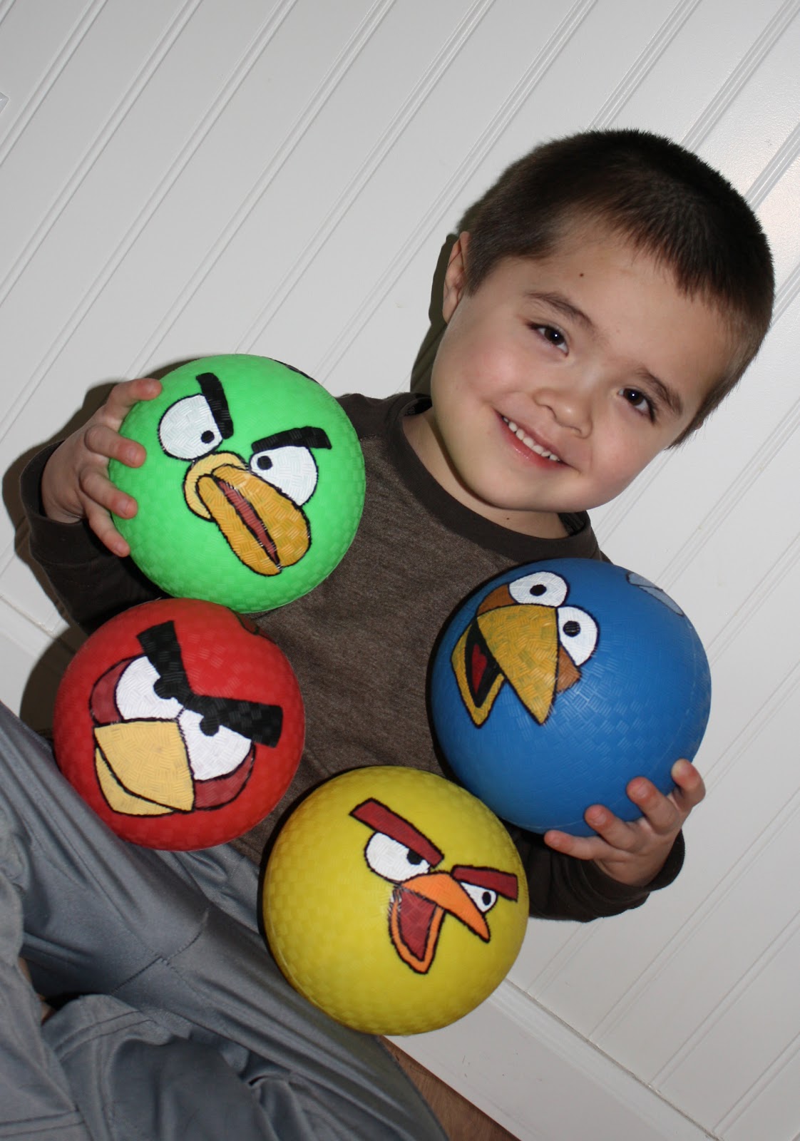 Crafty With A Side Of Crazy!: Angry Birds Balls!