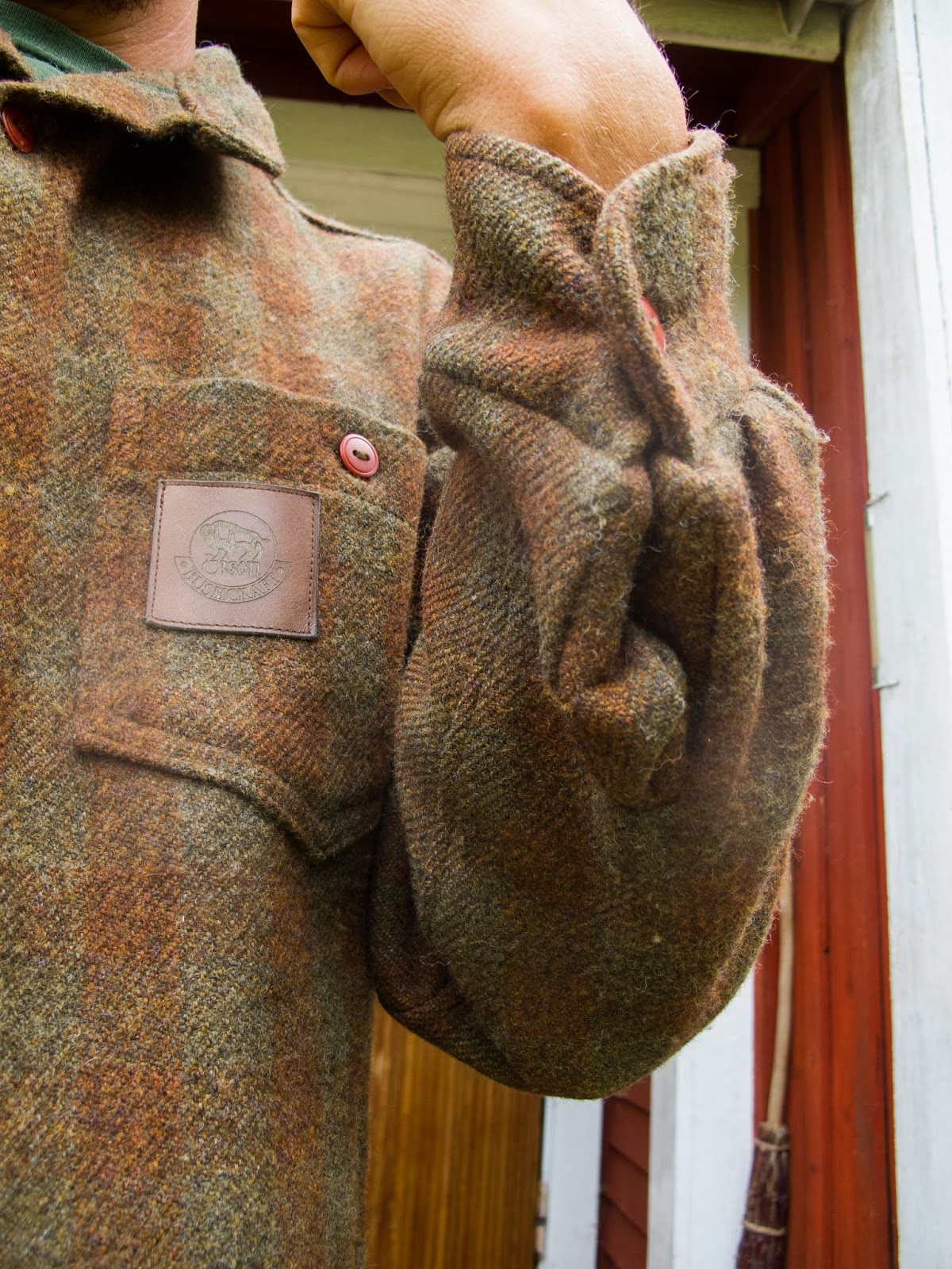 Paddle Reflections: Review of Bison Bushcraft wool forester shirt