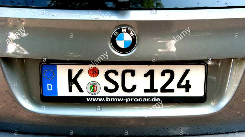 Vehicle registration plates of Germany