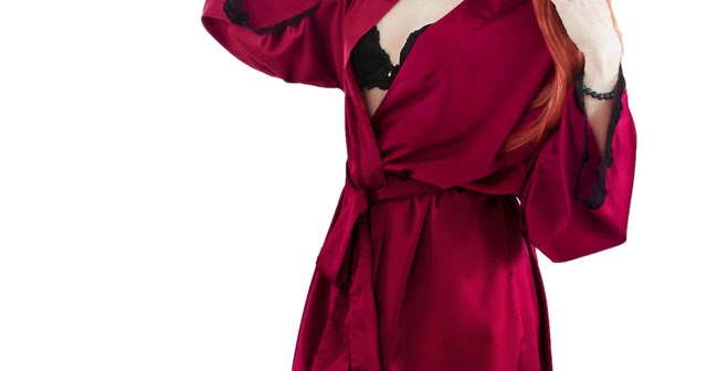 Wrapping Bathrobe Belt With Long Sleeve For Woman Night 2018