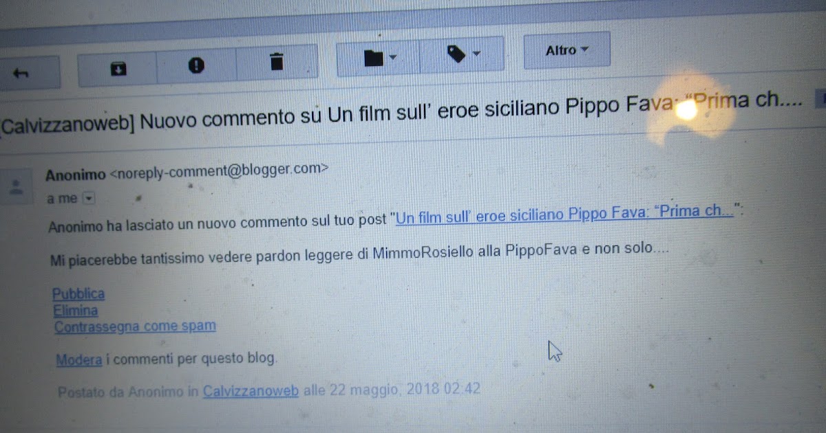 Calvizzanoweb, il delirante commento di un sedicente anonimo: “Mi ...