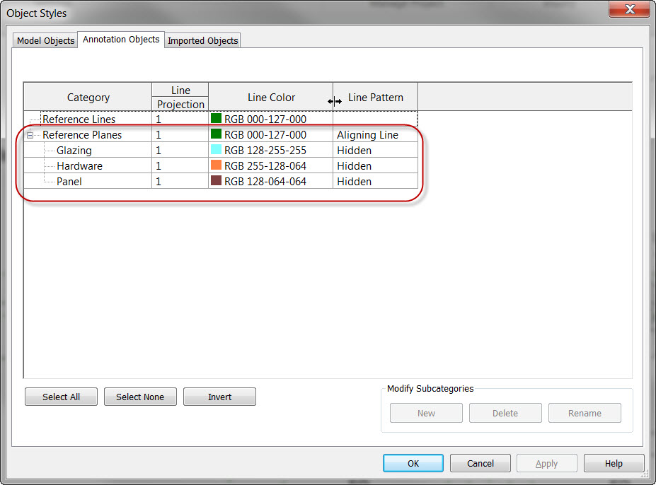 Ideate Solutions: New to Revit 2017: Reference Plane Subcategories