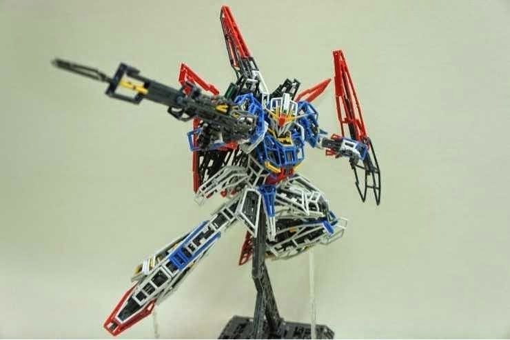 Awesome Gundam Made of Leftover GunPla Runners - Gundam Kits Collection ...