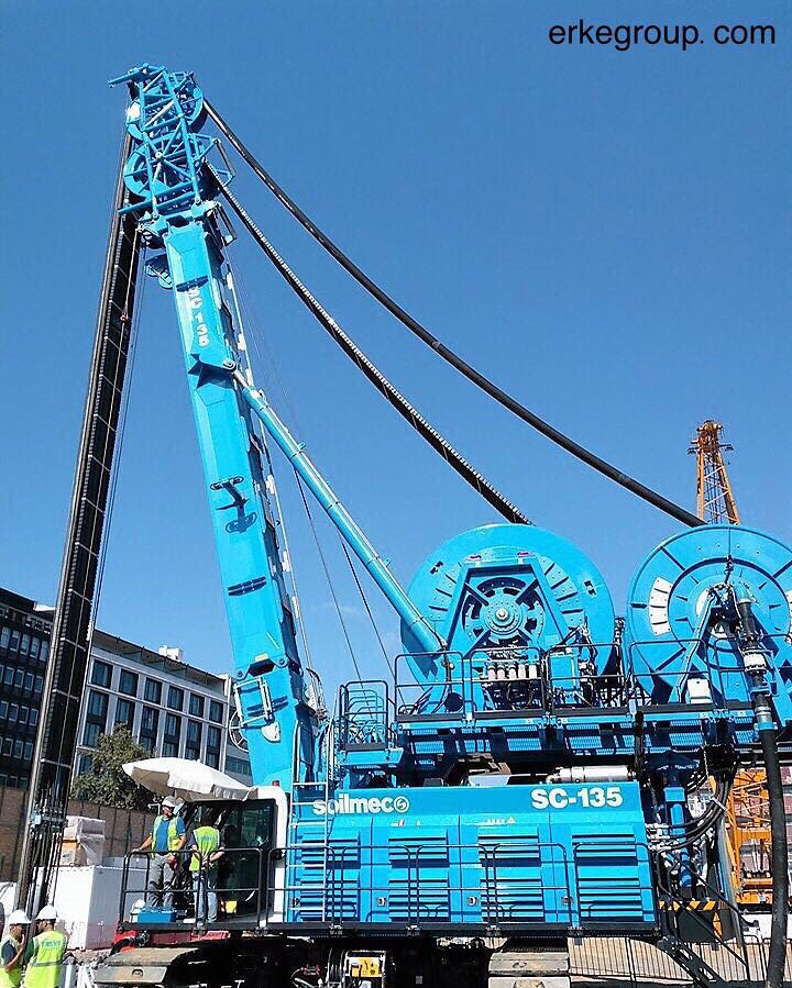 Soilmec SC-135 HD Tiger Frezer /Hydromill at GalataPort Project,Turkey