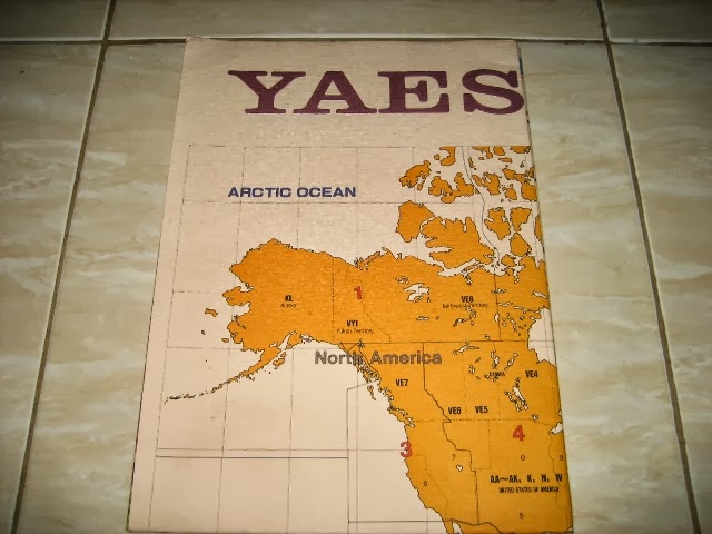 Gromikom Radio: YAESU World Map - The Radio Amateur's World Map