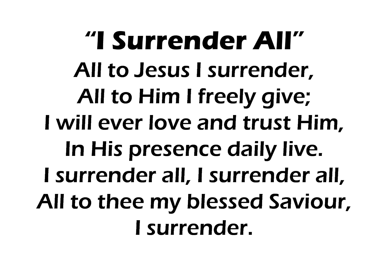 Gods411 : Daily Surrender