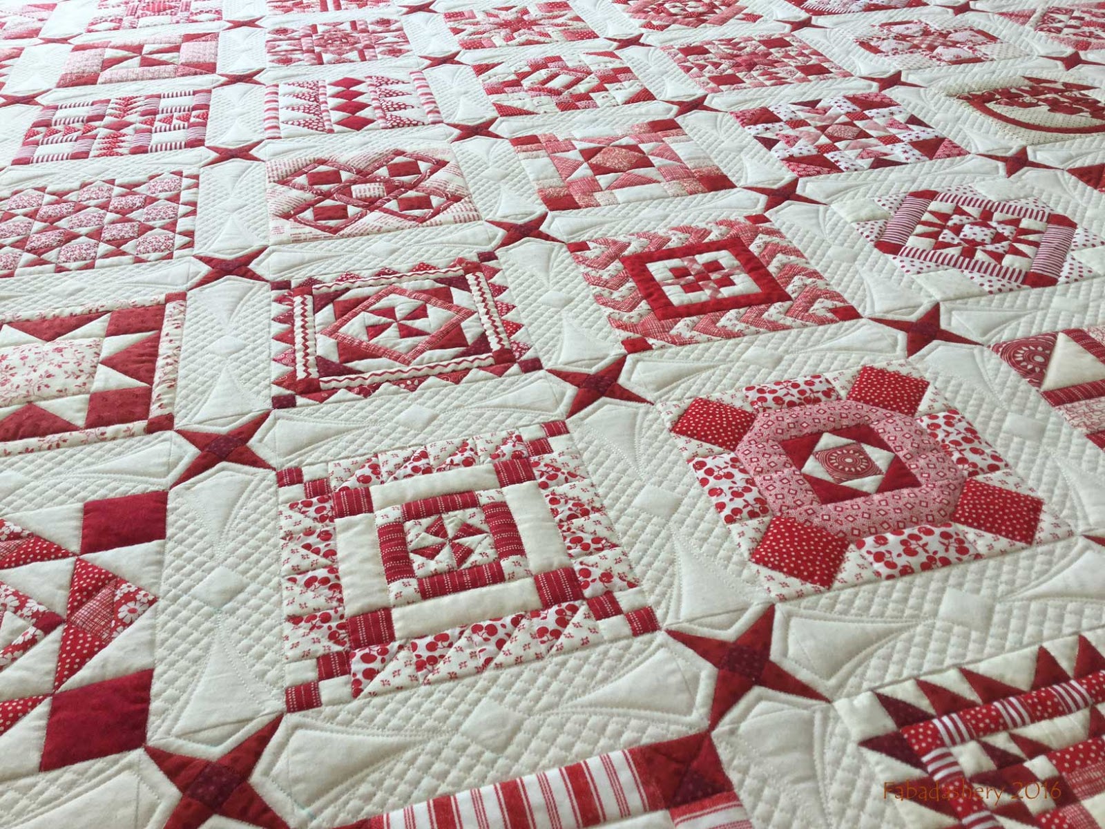 Fabadashery: 2016 Festival of Quilts - Nearly Insane Quilt by Frances ...