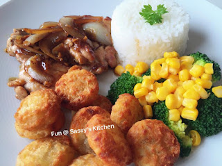 Plate & Palate: Chicken chop with black pepper sauce by Angela Seah Thulin