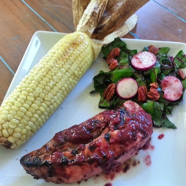 Spicy Plum Grilled Chicken