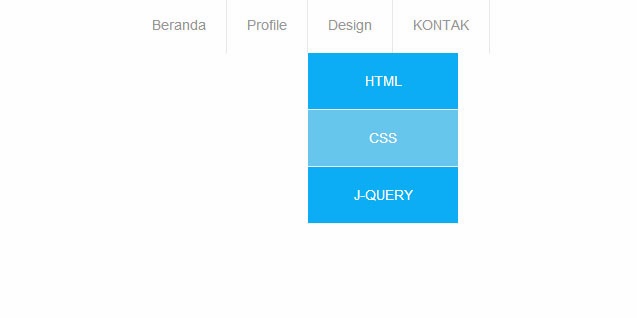 Membuat Menu Dropdown Dengan CSS dan HTML | Belajar Tips Komputer Dan ...