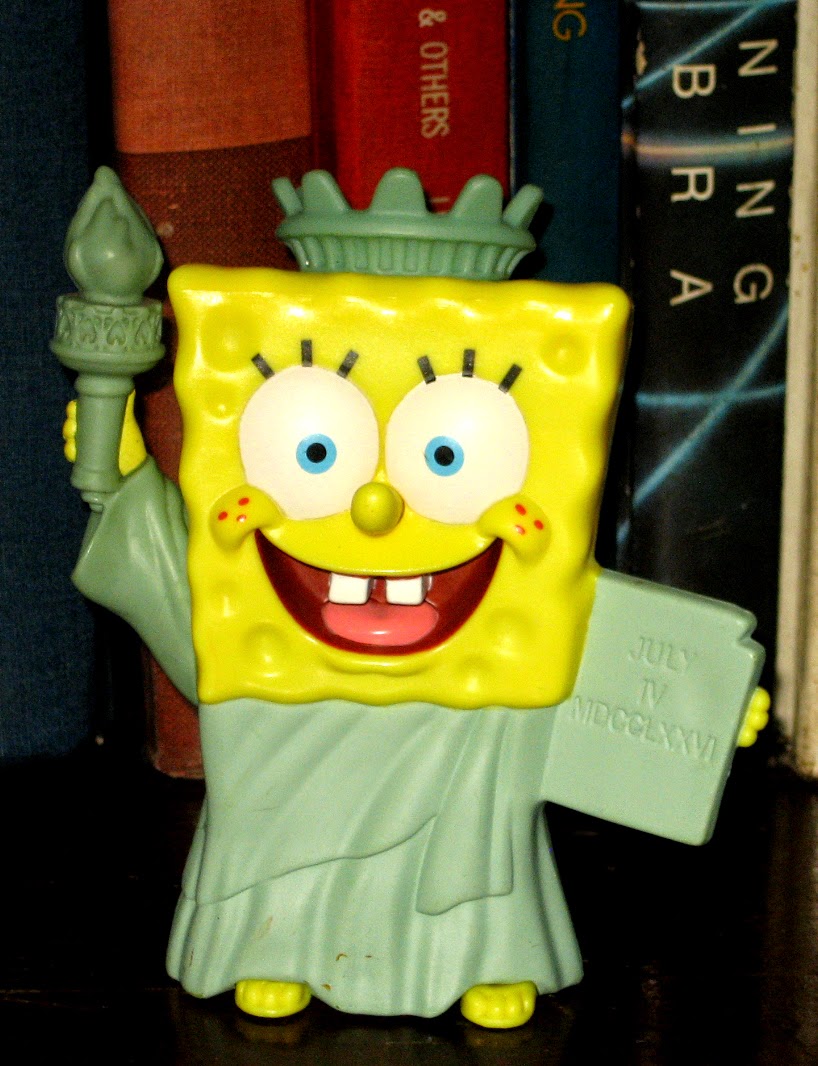 Percy's Fast Food Toy Stories : Statue of Liberty 2005 Spongebob - BK