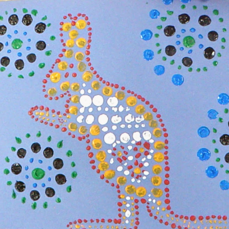 Jerdee's Art Classes: Animals in Art: Dot Paintings