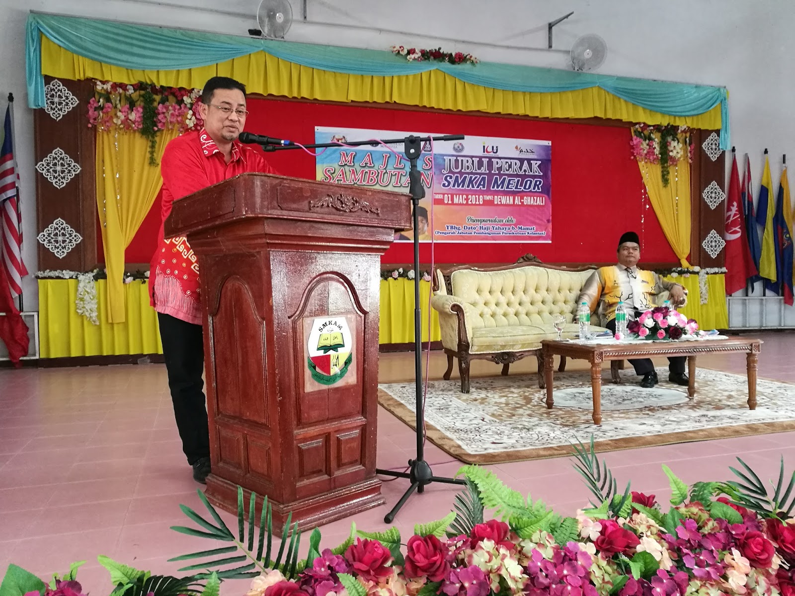 SMK AGAMA MELOR: Majlis Perasmian Sambutan Jubli Perak SMKA Melor
