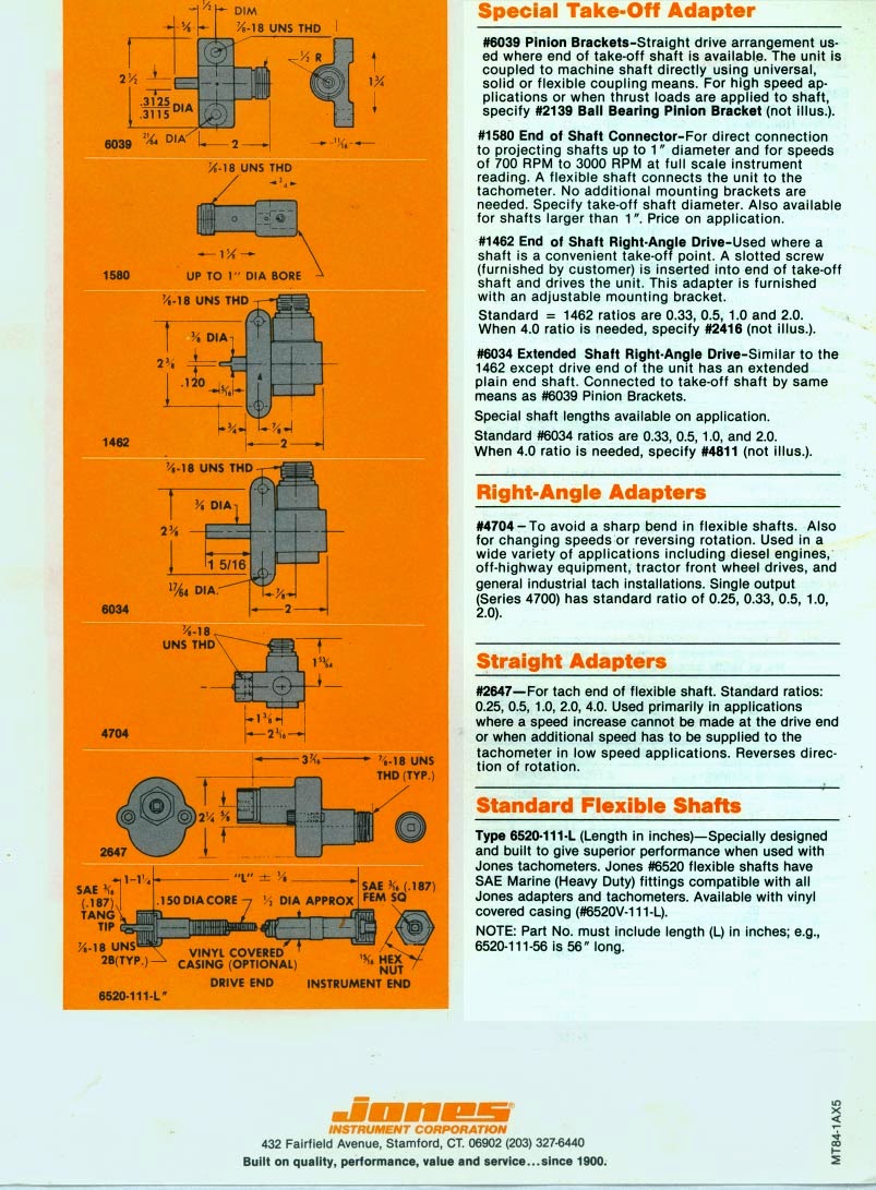 The Velobanjogent: The Jones mechanical Tachometer...one of the last ...