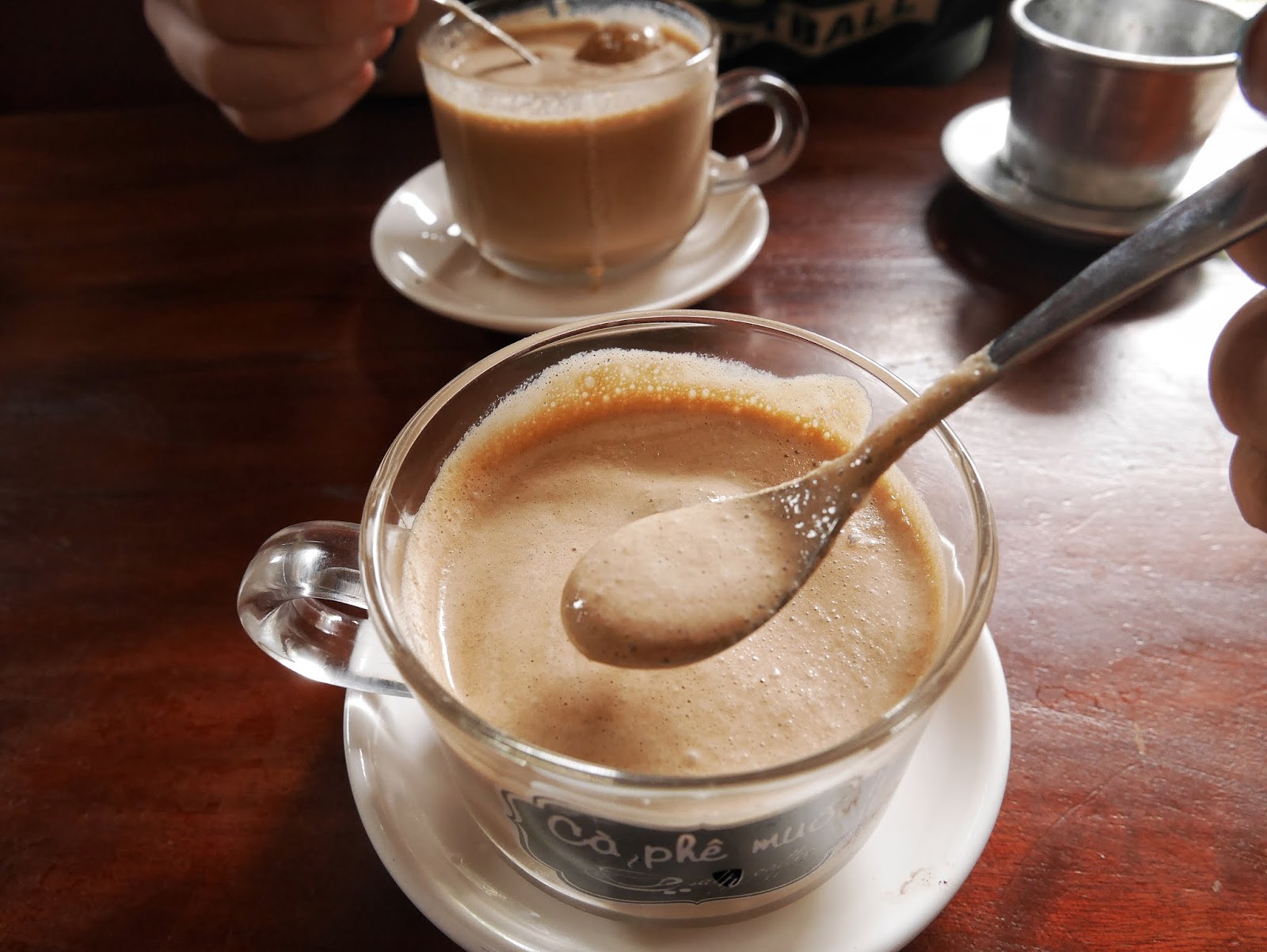 Amazing Salt Coffee in The Imperial City, Hue, Vietnam