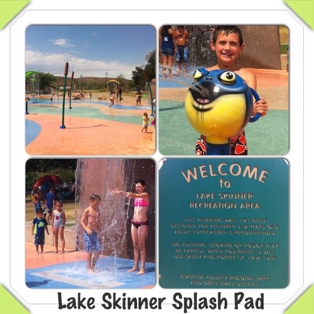Adventures of a Semper Fi Family: Lake Skinner Splash Pad