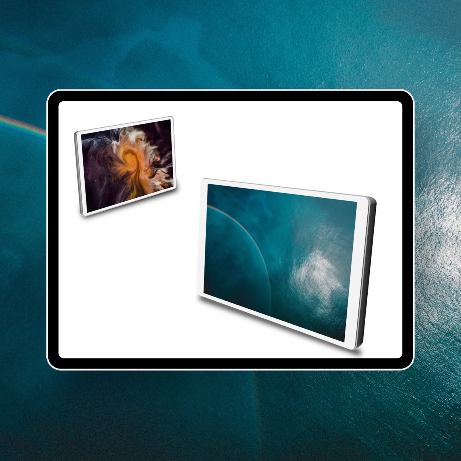 3D Tablet PowerPoint Templates - PowerPoint Free