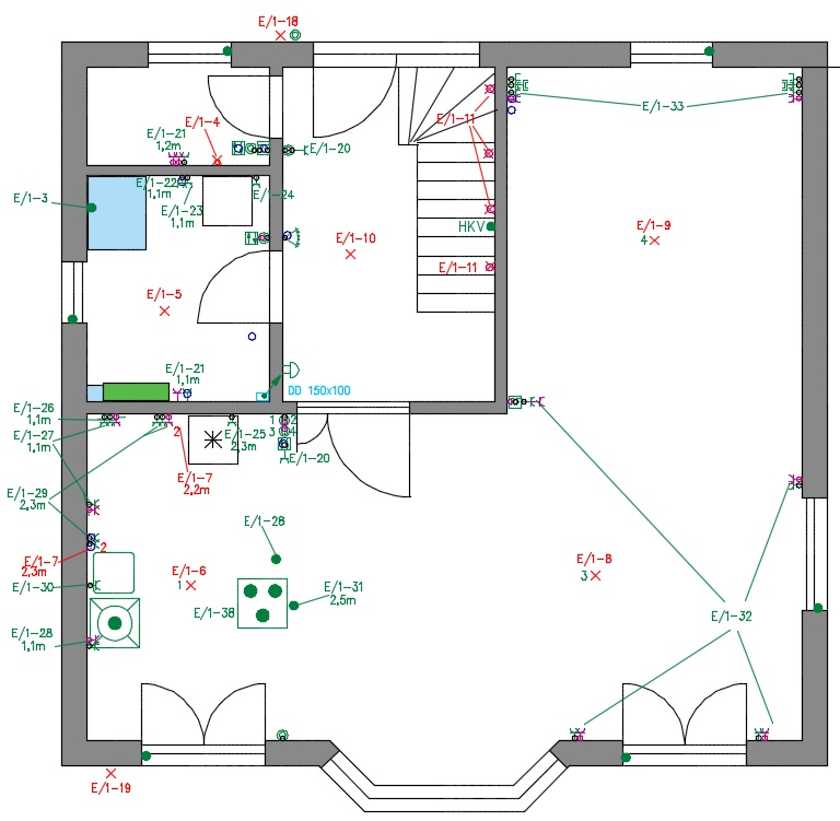 Projekt Aquamarin 130: Eintrag #16 - Elektroplan