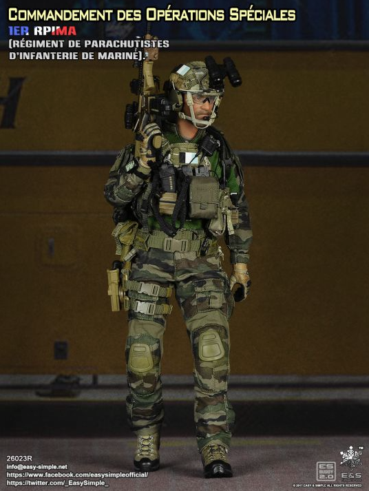 Medevac - Evasan 1/87: Figurine du 1er RPIMA au 1/6 en tenue de ...