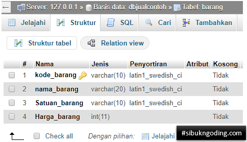 Program Input Data Sederhana Dengan Menggunakan VB.net dan Maria DB