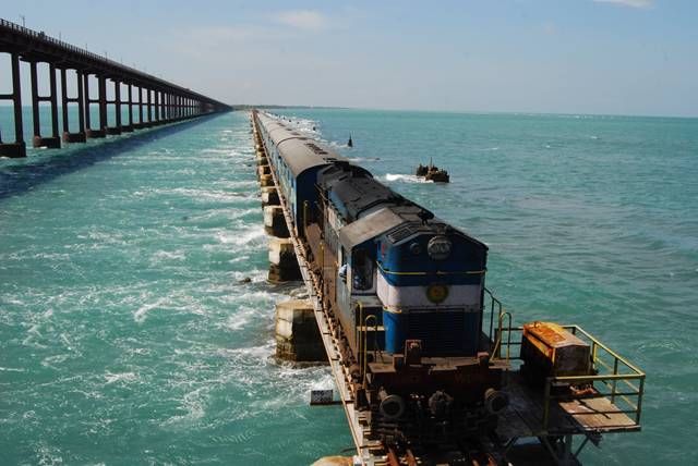 Aspundir: The Pamban Bridge, Tamil Nadu, South India
