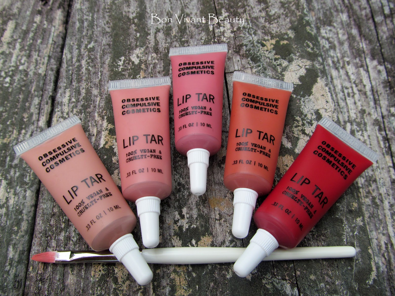 Bon Vivant Beauty: Obsessive Compulsive Cosmetics Lip Tar Set in Neutral