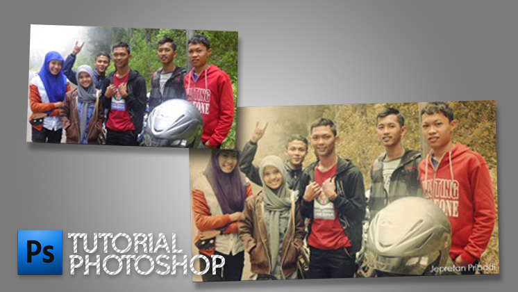 Tutorial Edit Foto Efek Vintage di Photohop