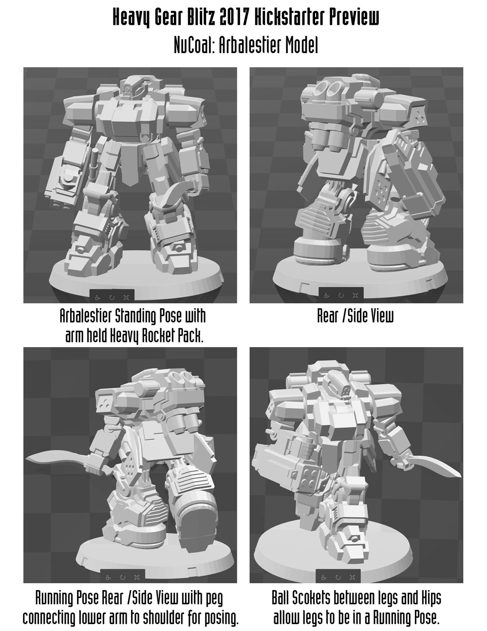 Tabletop Fix: Dream Pod 9 - NuCoal Arbalestier Preview