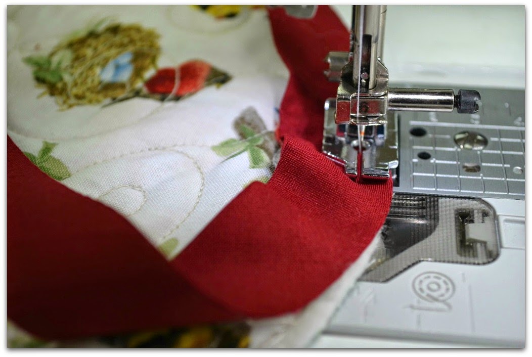 .Quiltscapes.: Fancy Finishes: Scallop-Edge Binding .Quiltscapes.: Fancy Finishes: Scallop-Edge Binding
