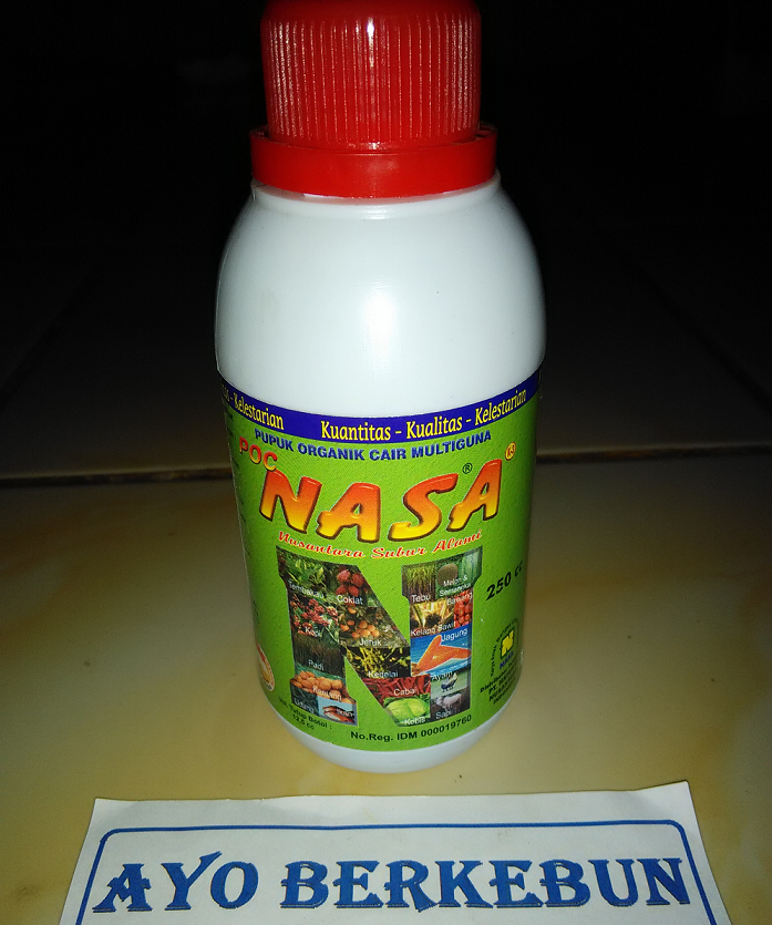 Pupuk organik cair NASA - Ayo-Berkebun