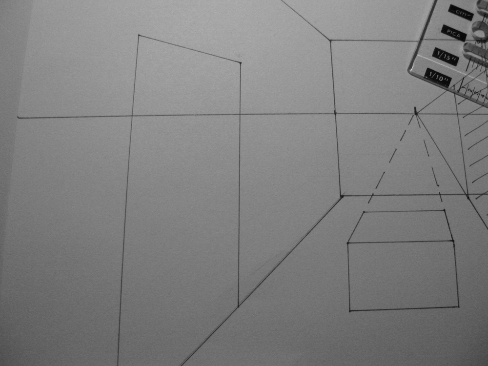 Karin Scholte: Eenpuntsperspectief in stappen